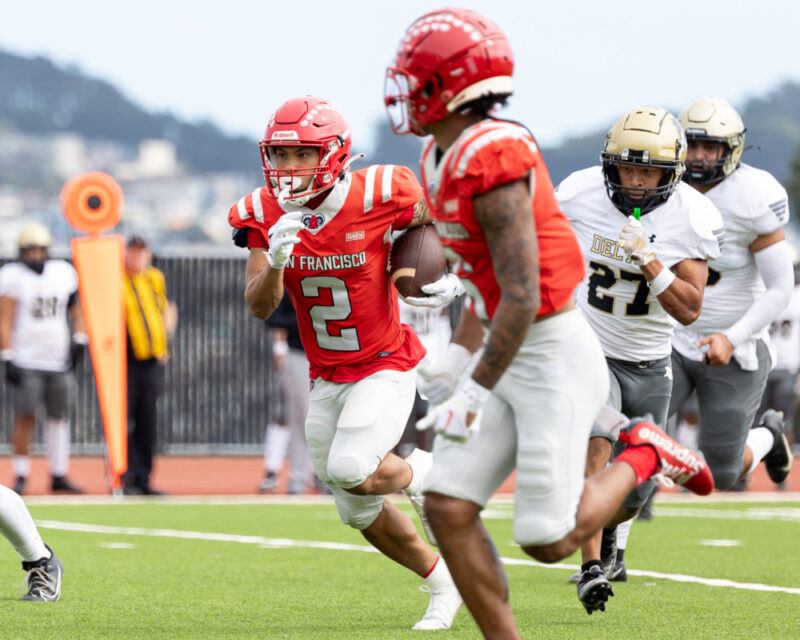 Rams Football Team Blows Out Delta Mustangs - The Guardsman